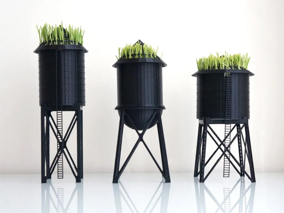 3D-Printed Planters Nod to NYC Architecture - Bloomberg