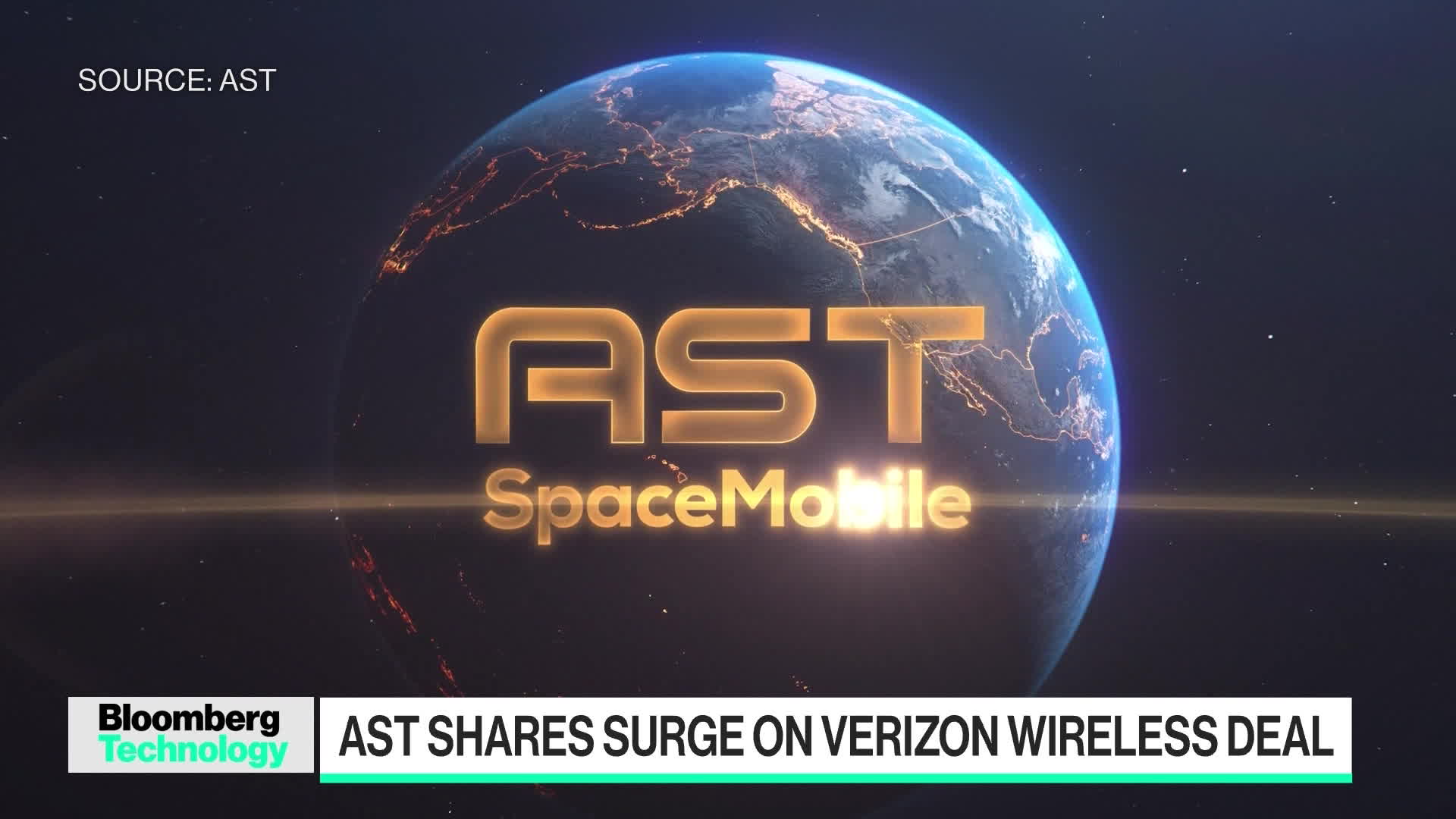 Watch AST Spacemobile Strikes Deal With Verizon and AT&T - Bloomberg