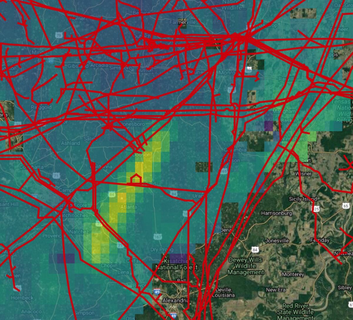 Louisiana Investigates Massive Methane Cloud Seen From Space - Bloomberg