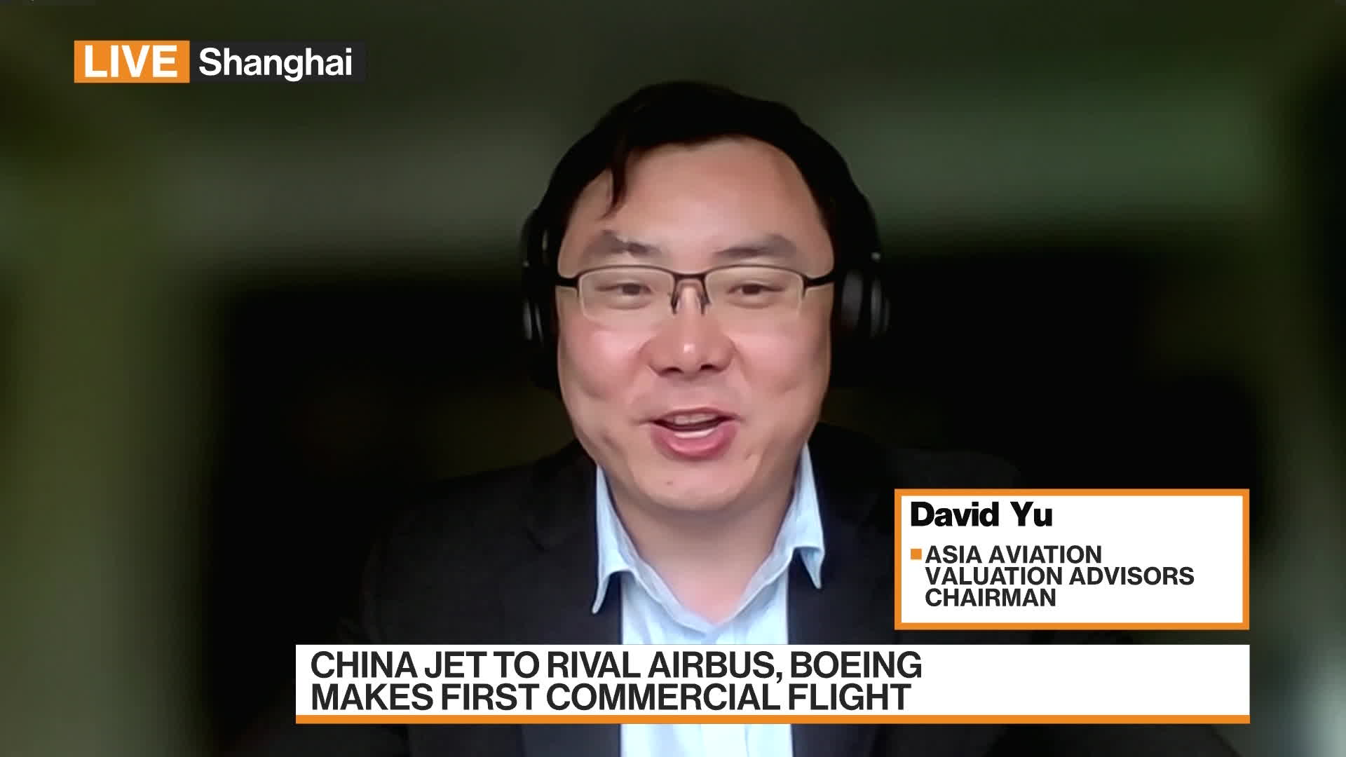 Watch Asia Aviation Valuation Advisors' Yu on C919 - Bloomberg