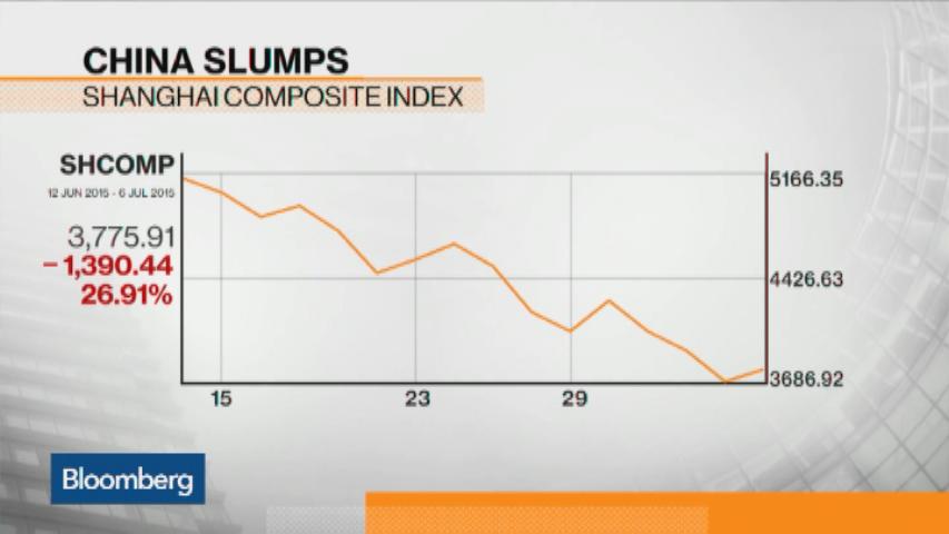 Watch Inside the Slump in Chinese Stocks - Bloomberg