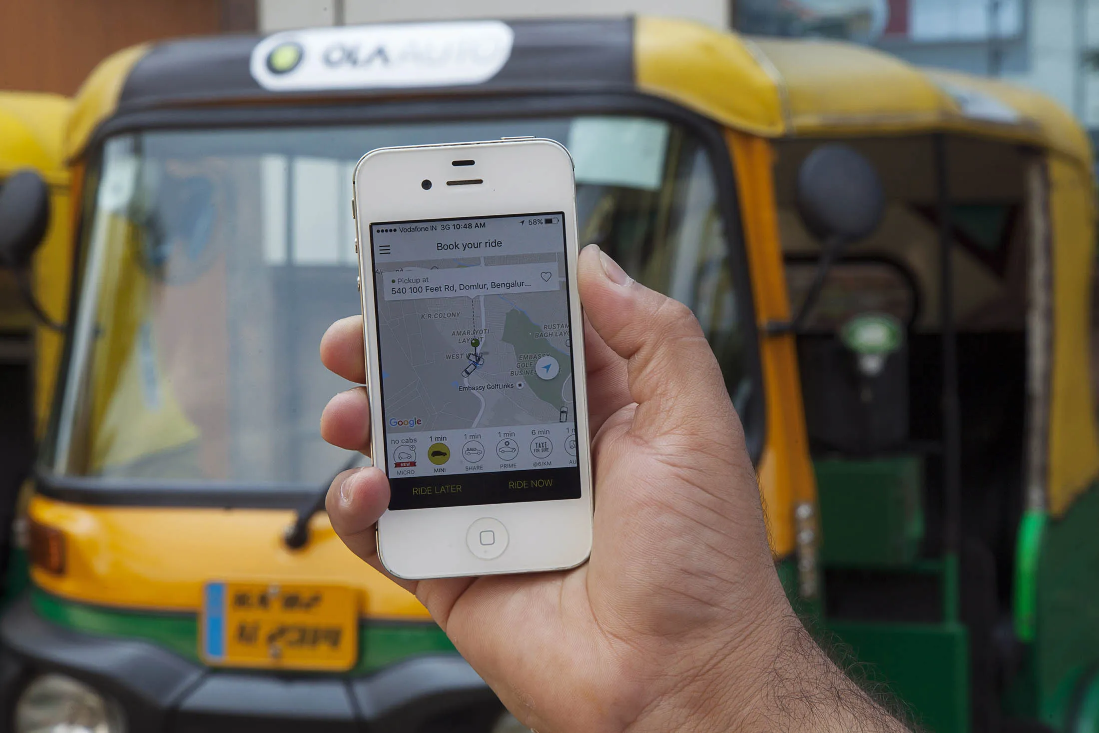 India’s Ola Unveils Entertainment Tools for Ride-Sharing Users - Bloomberg
