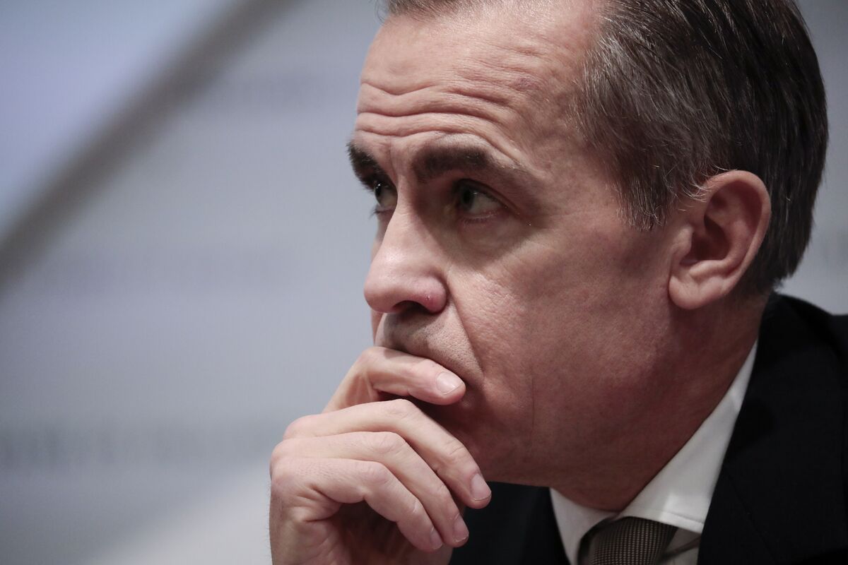 Pound Sterling (GBP USD) Falls as BOE’s Carney Sounds Downbeat - Bloomberg