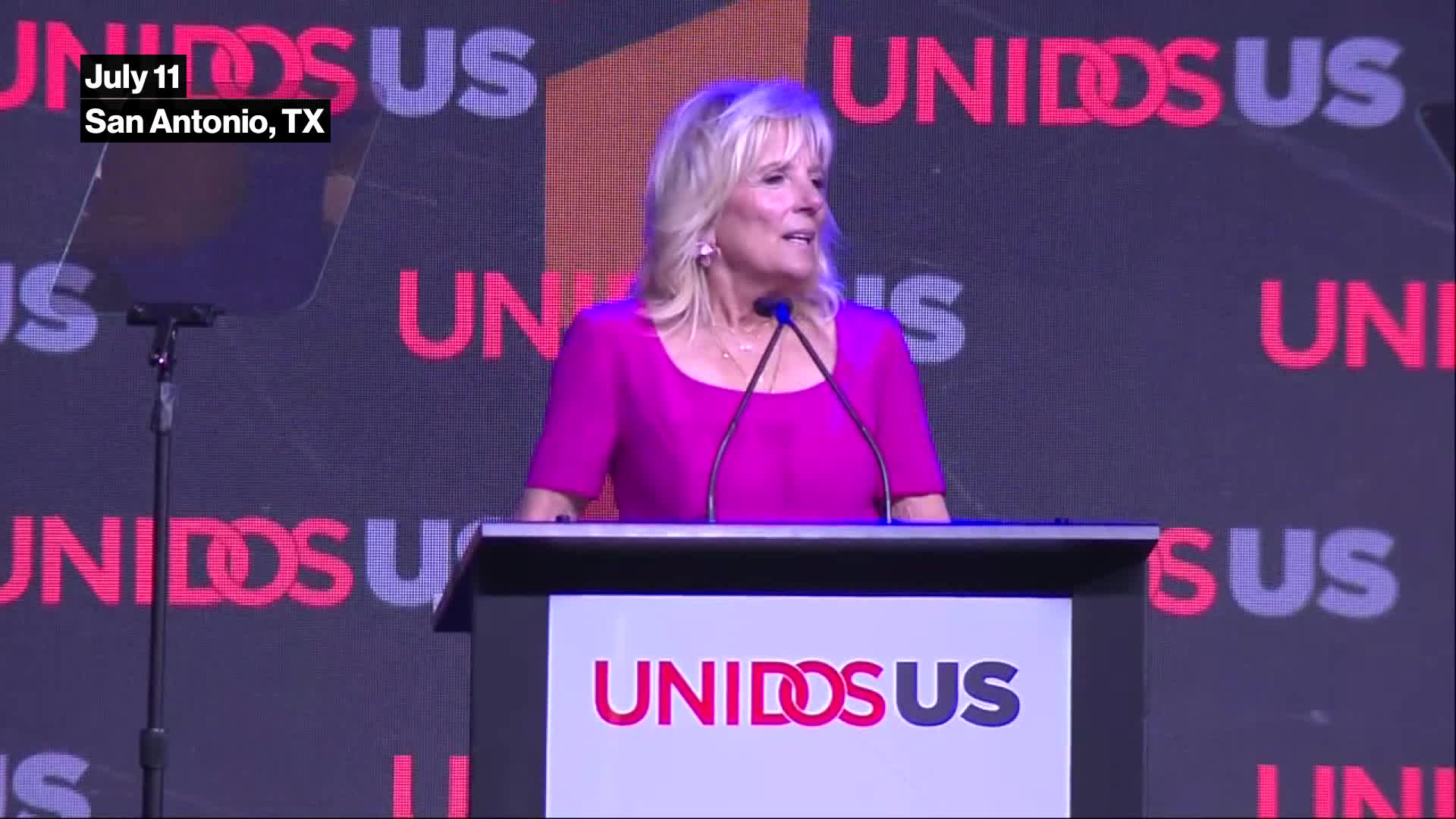 Watch First Lady Jill Biden Compares Latinos to Breakfast Tacos - Bloomberg