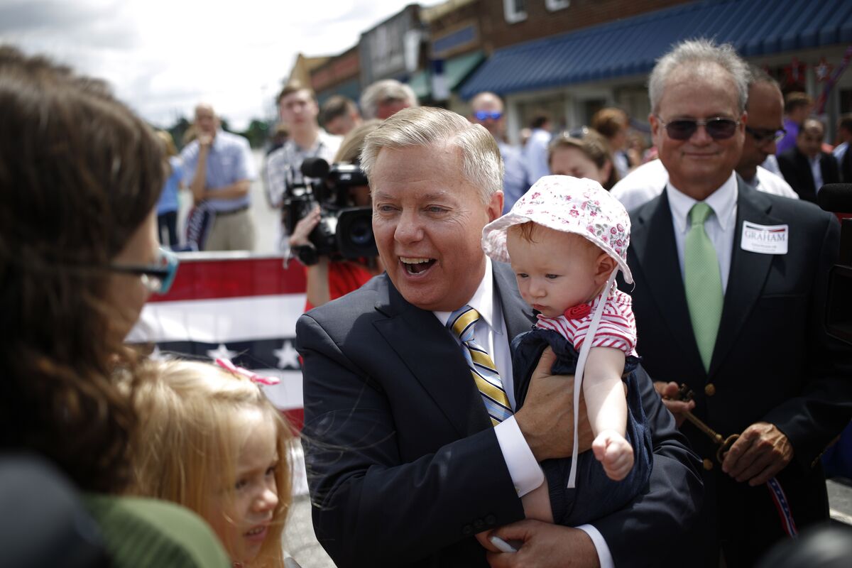 Lindsey Graham's Hometown Celebrates its Native Hawk - Bloomberg