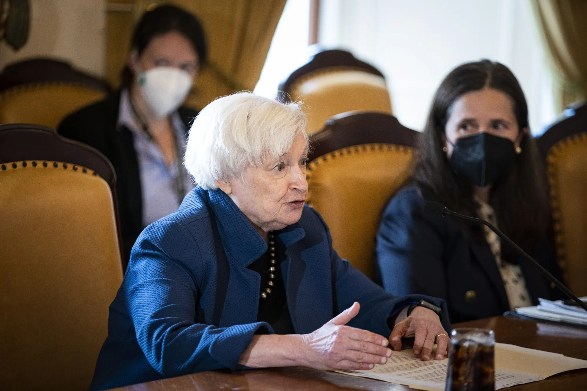 Janet Yellen Tells White House She’ll Stay as Treasury Chief Past ...