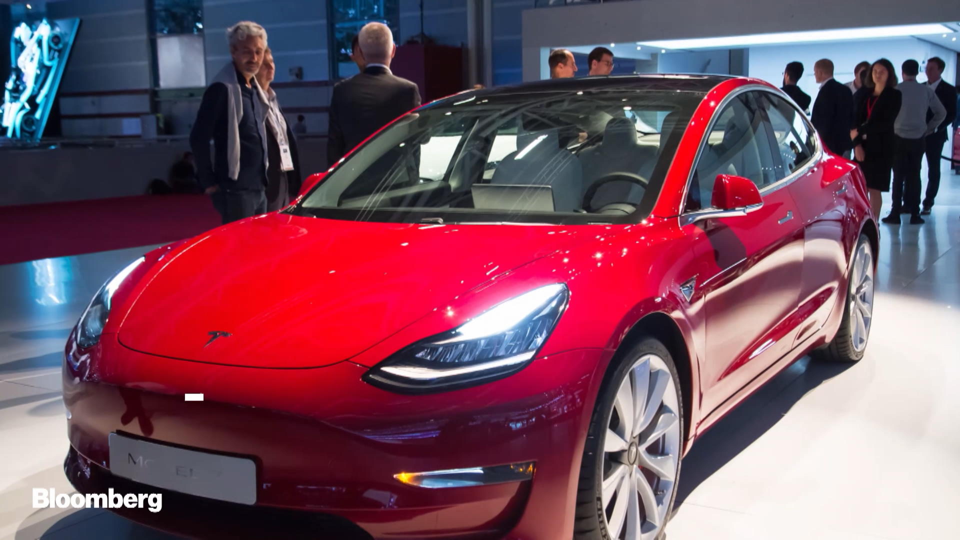 Watch Tesla Model 3 Wins Top Safety Award - Bloomberg