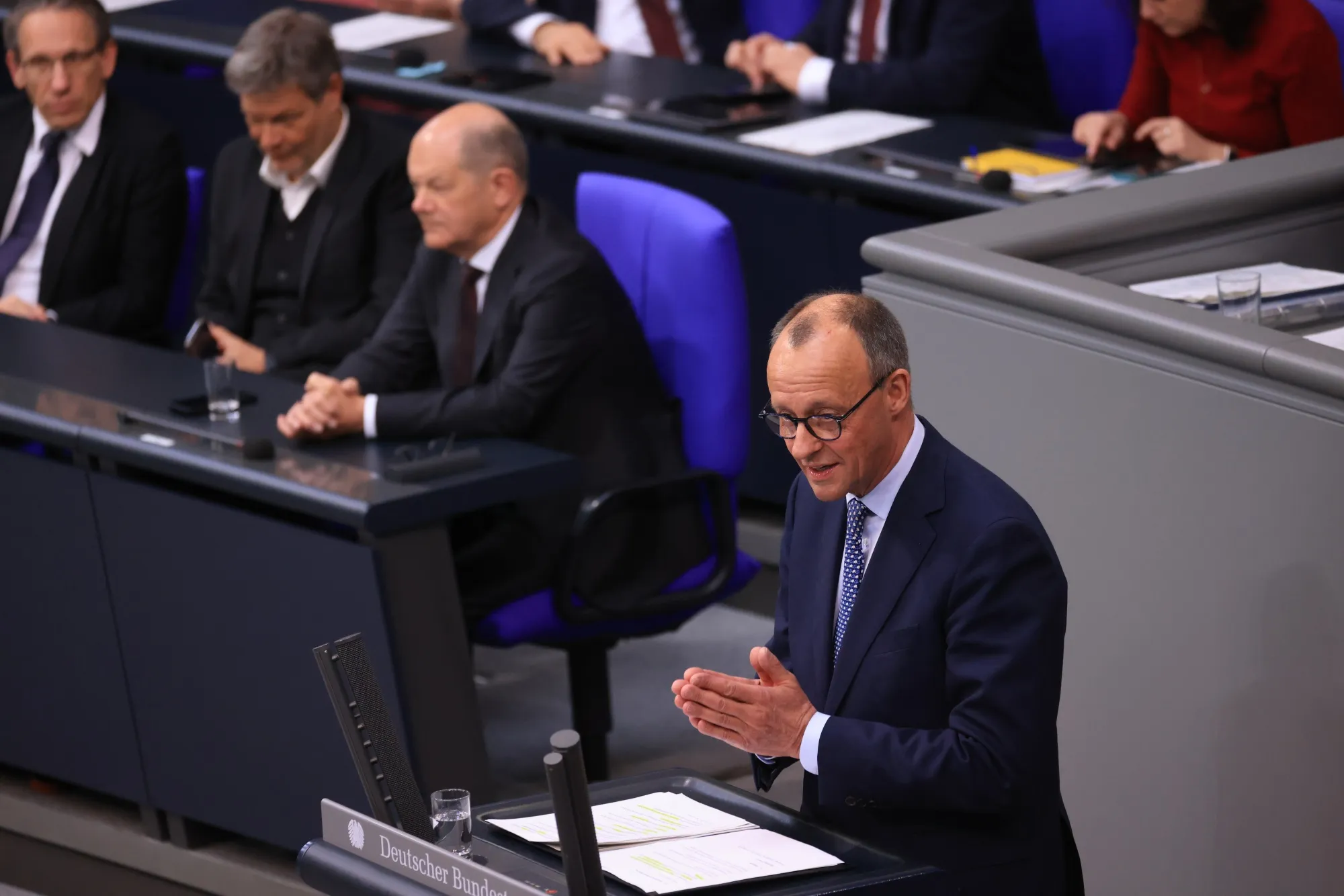 Merz Said to Reach Tentative Deal With Greens on German Debt - Bloomberg