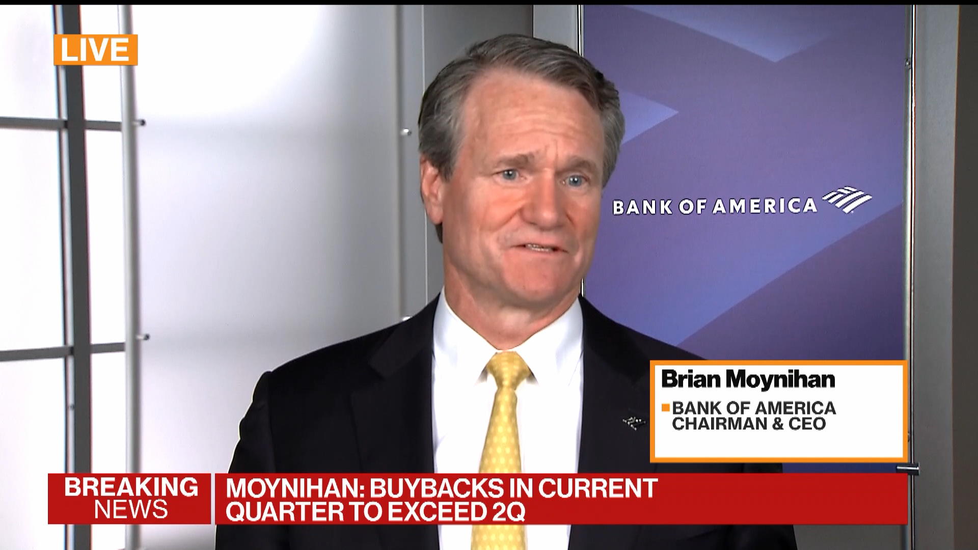 Watch BofA CEO Brian Moynihan on Return to Office: 'It's All Good' - Bloomberg