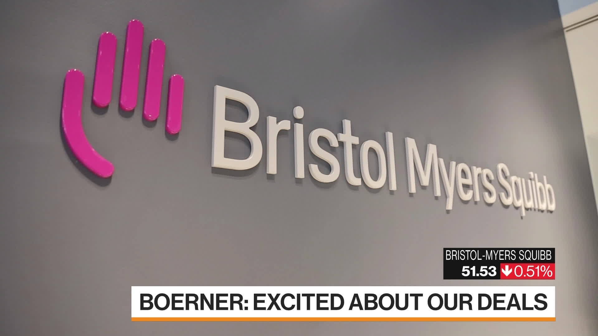 Watch Bristol-Myers CEO Says the Company Is in Transition - Bloomberg