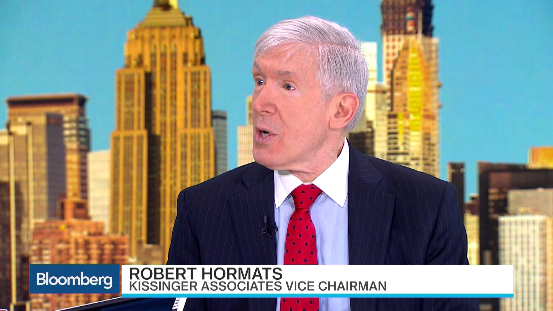 Robert Hormats: Terrorism Is, In a Way, a World War