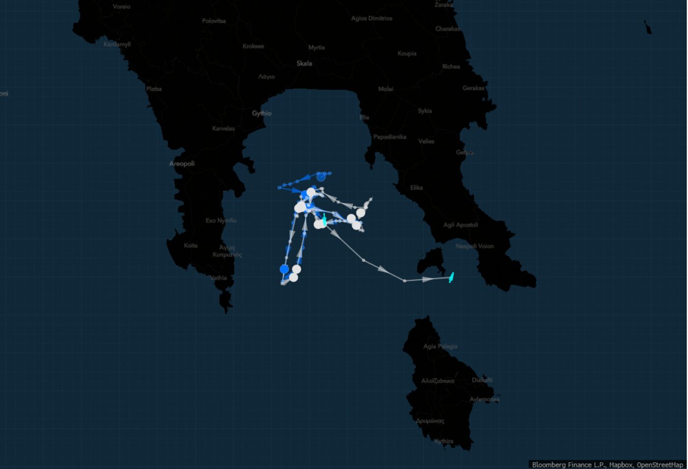 Millions of Barrels of Russian Oil Switches Tankers Off Greece Coast ...