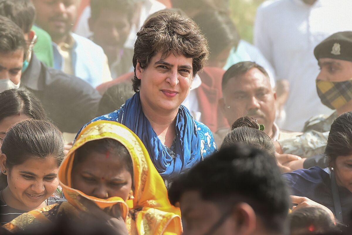 India Congress Party Pins Revival on Women in Key State Poll - Bloomberg