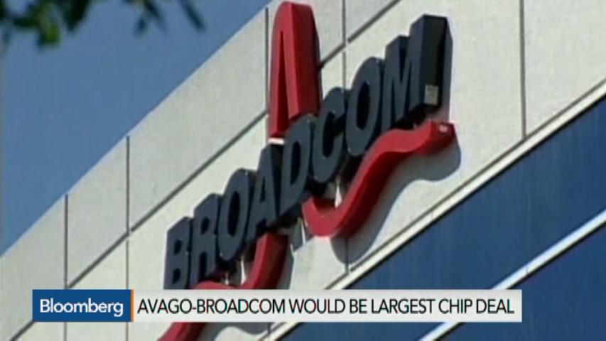 Watch Broadcom Surges on Potential Deal With Avago - Bloomberg