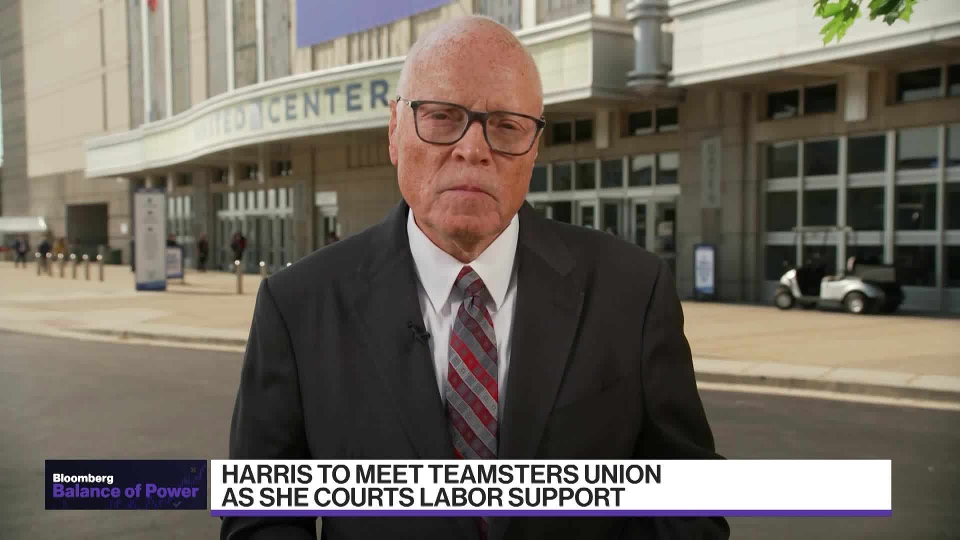 Watch Lee Saunders on Harris-Walz Ticket, Organized Labor - Bloomberg