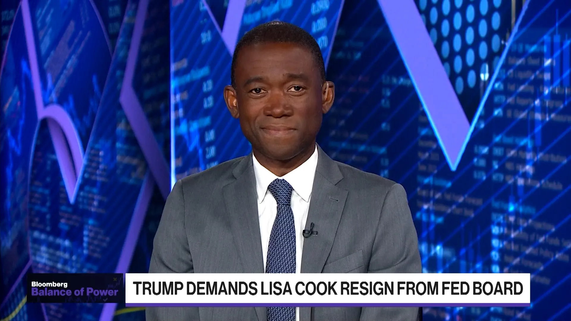 Watch Wally Adeyemo on Lisa Cook, Trump Tariffs, Intel - Bloomberg