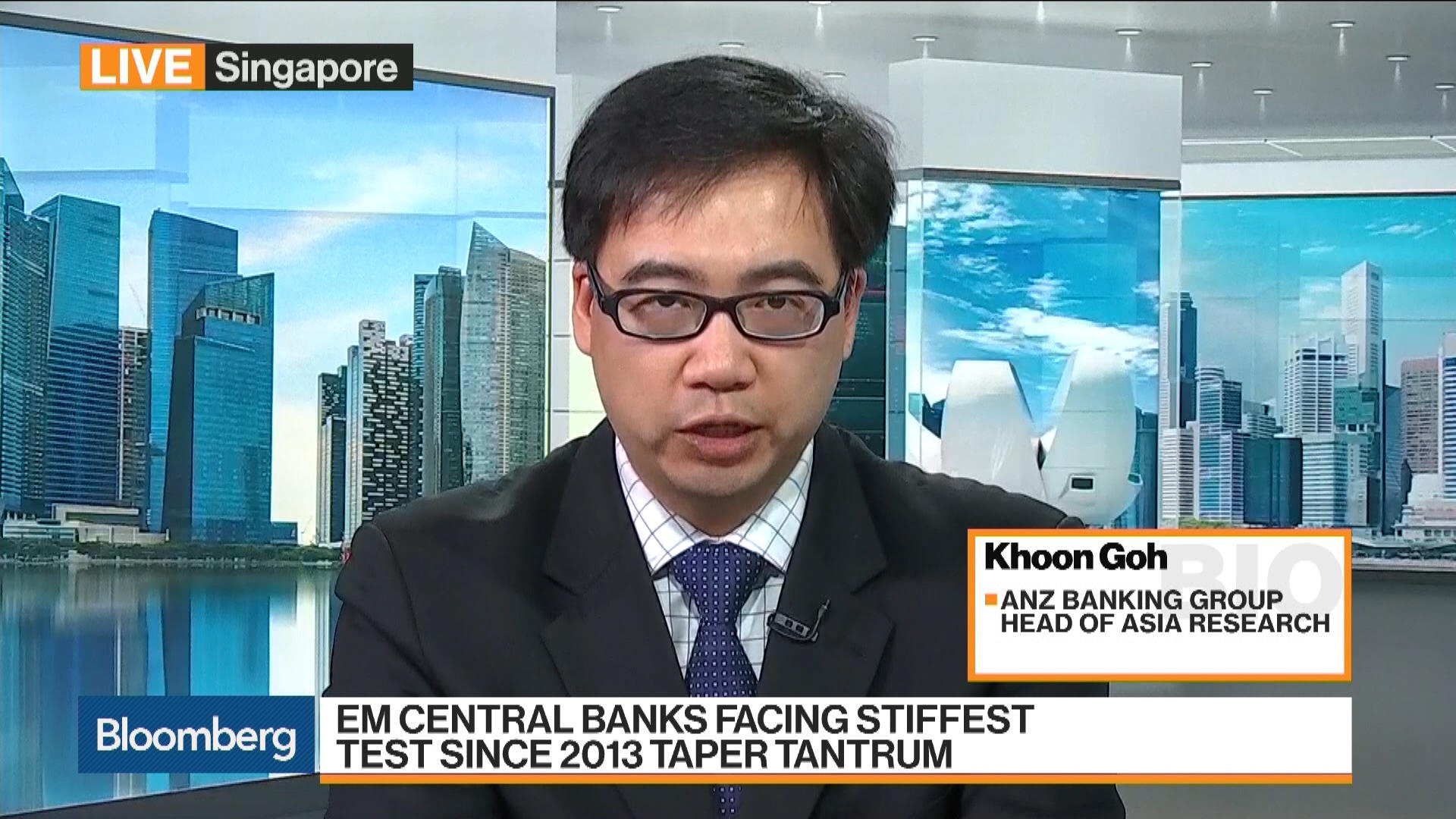 Watch ANZ's Goh Sees Repositioning of Offshore Investors - Bloomberg