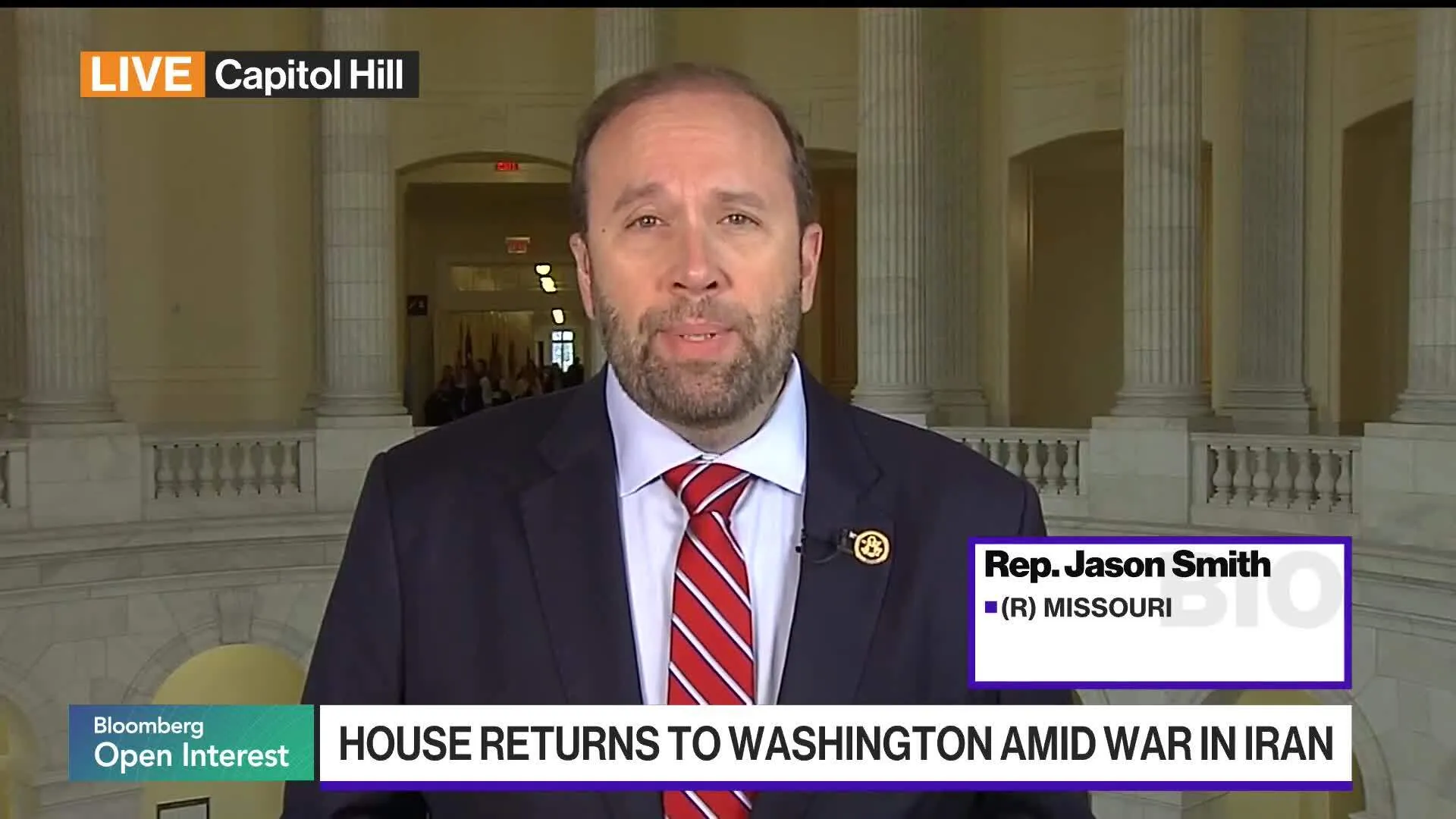 Watch Rep. Jason Smith Defends Iran War Strategy - Bloomberg