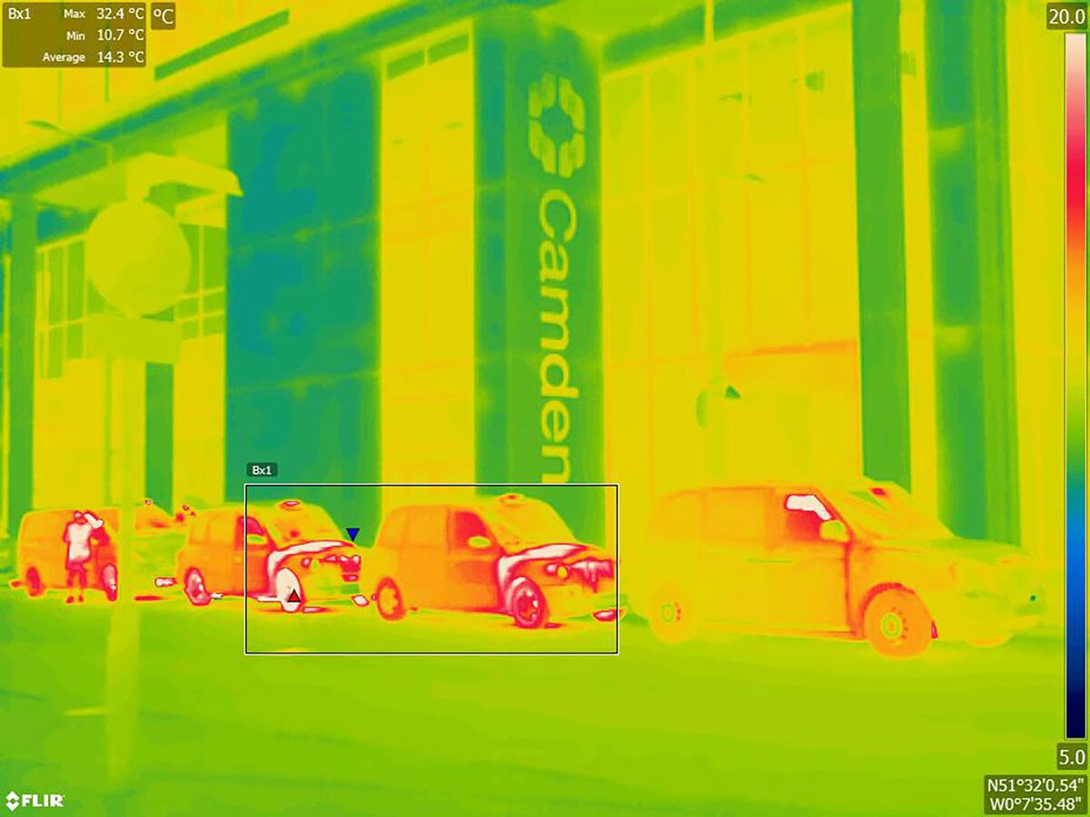 See London Through the Lens of a Heat-Sensing Camera