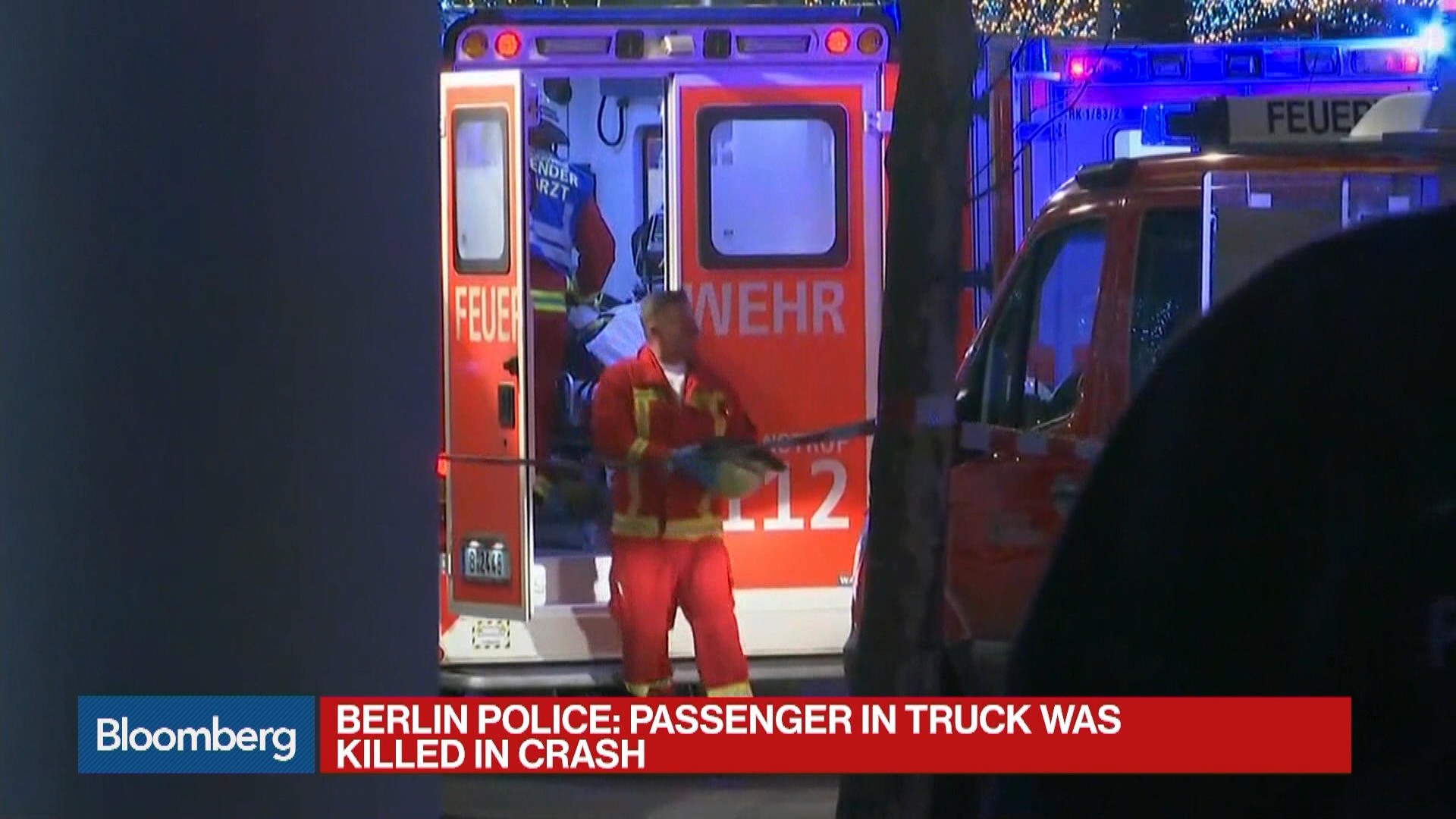 Watch Driver Arrested in Berlin Attack as Death Toll Rises - Bloomberg
