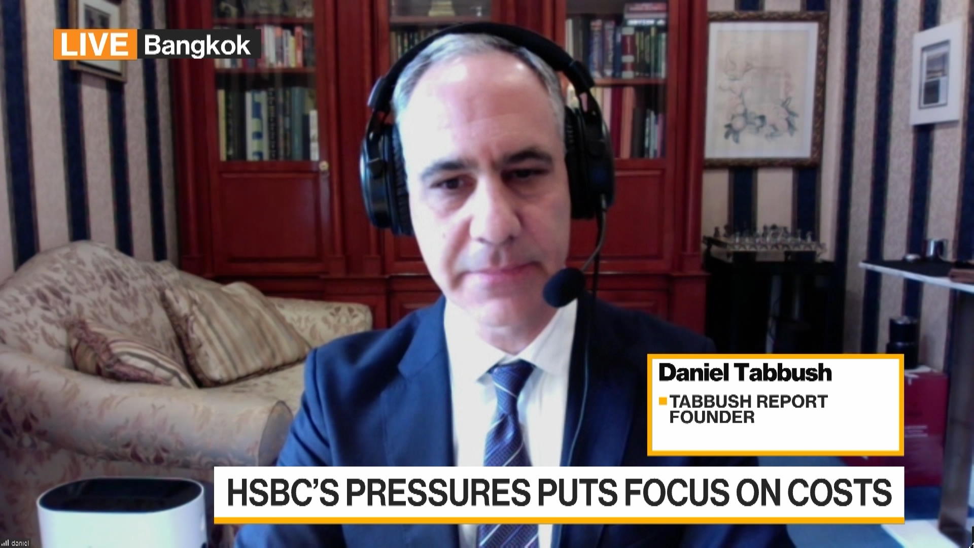 Watch Tabbush Report Founder Previews HSBC's Results - Bloomberg