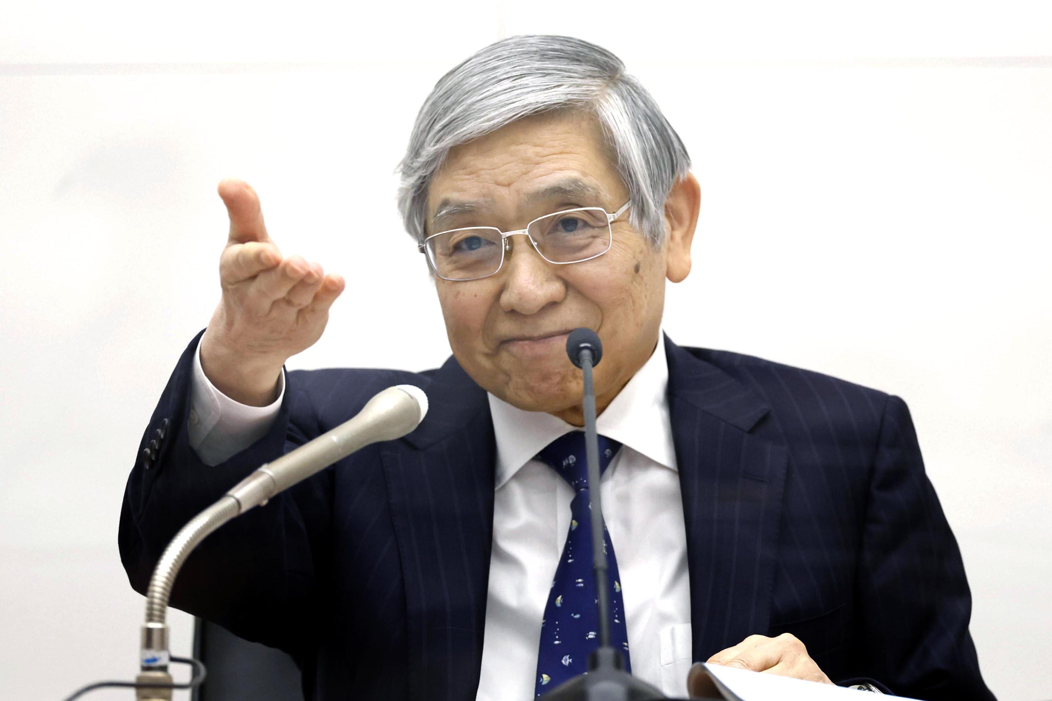 BOJ’s Kuroda Vows to Stick With Stimulus After Fed’s Rate Hike - Bloomberg