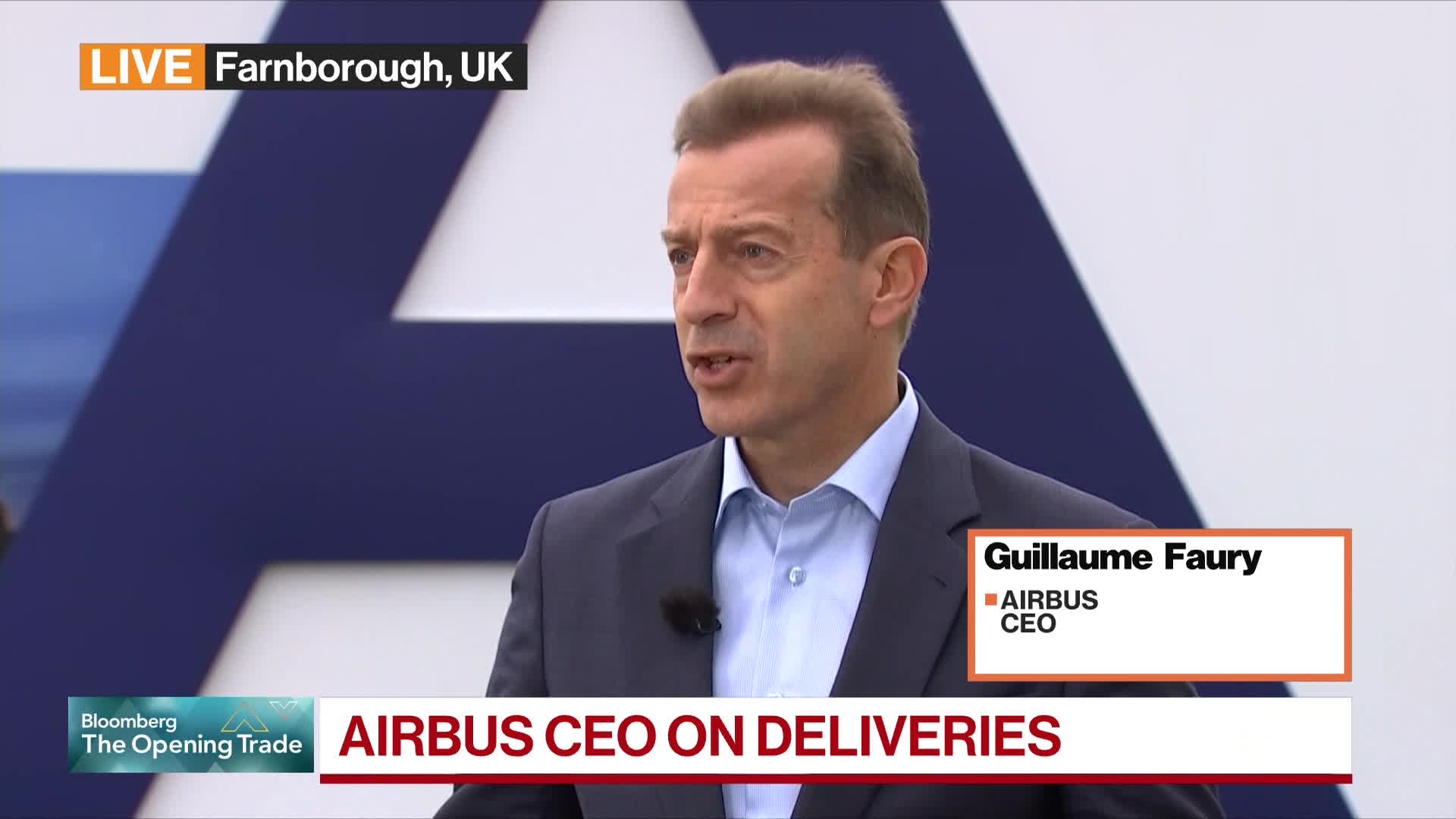 Watch In Full: Airbus CEO Faury on Supply Chain, Demand, France ...