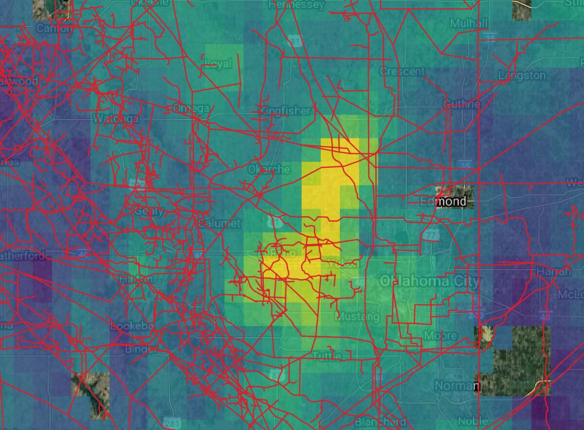 Methane Cloud Spotted Near Oklahoma Natural Gas Pipelines - Bloomberg