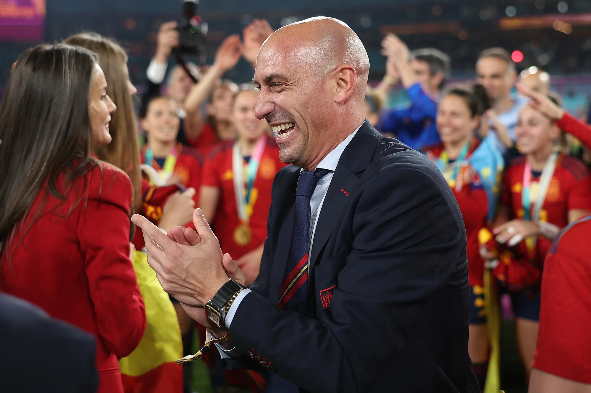Luis Rubiales' Kiss Sparks Criticism After Spain's World Cup Final Win ...