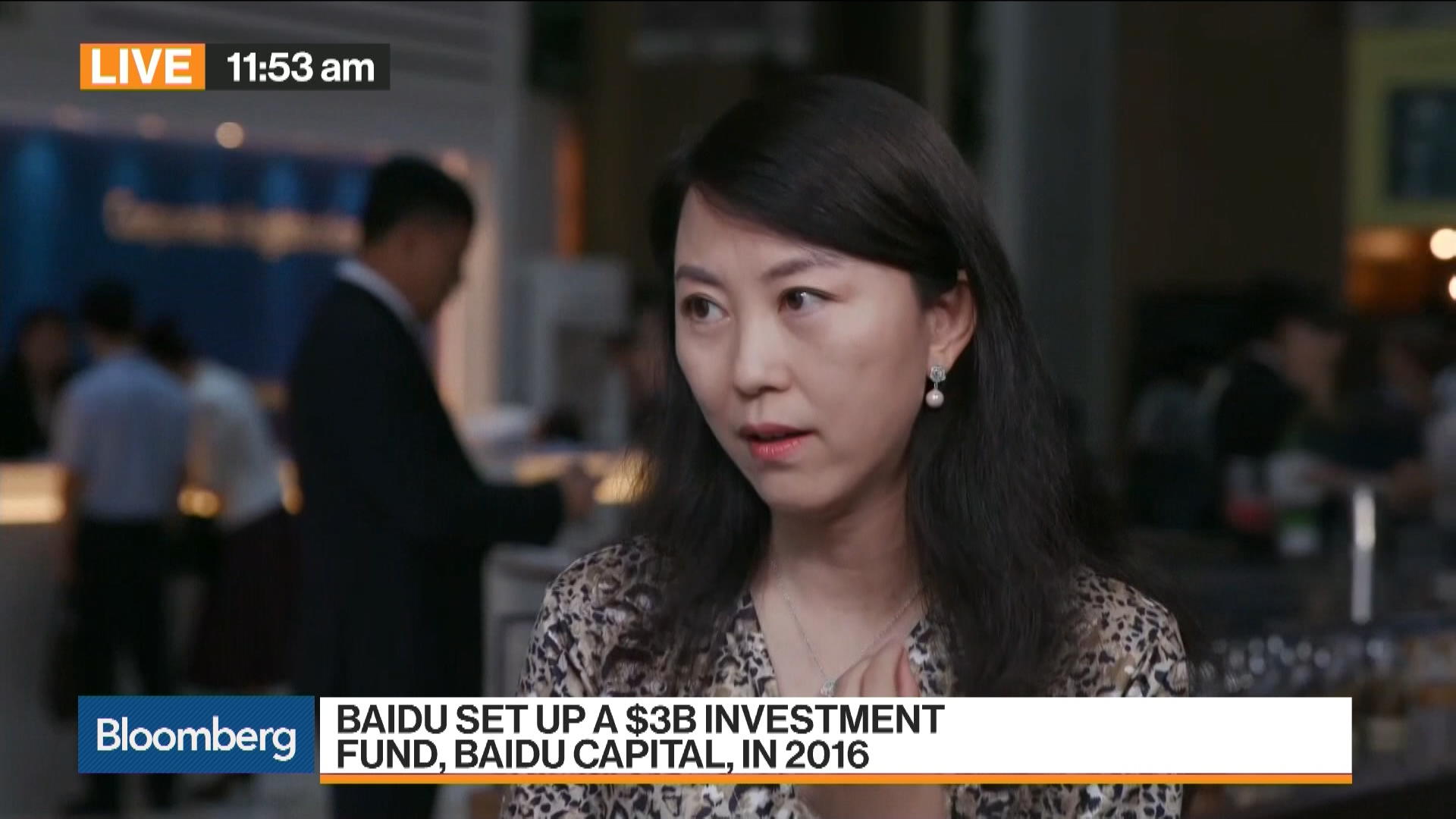 Watch Baidu Capital Sees AI as a Big Part of Its Business - Bloomberg