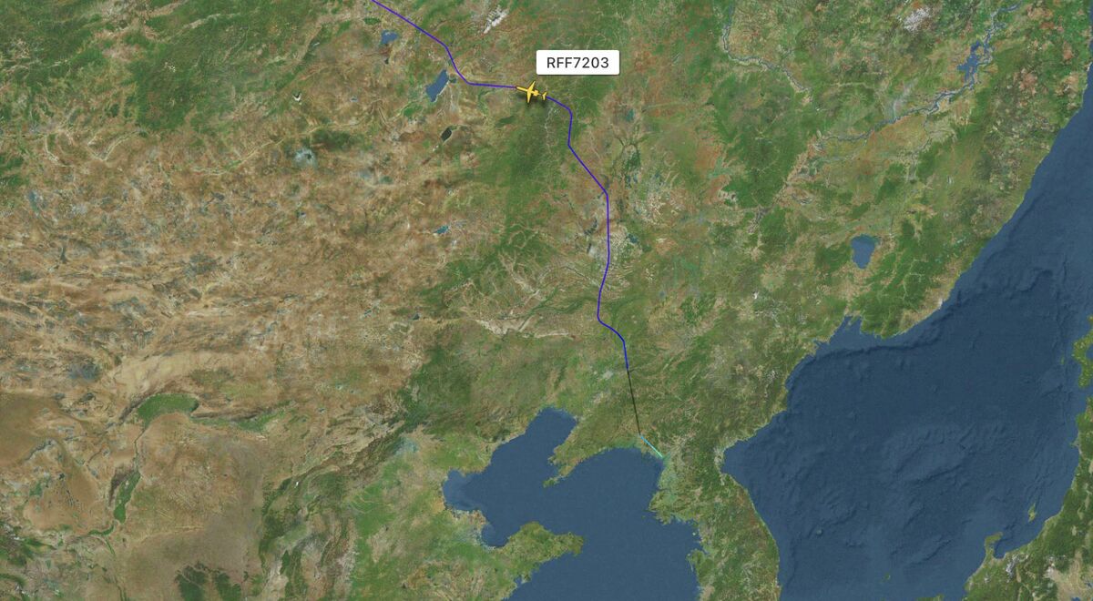 Rare Russian VIP Jet in North Korea Spurs Arms Deal Concern - Bloomberg