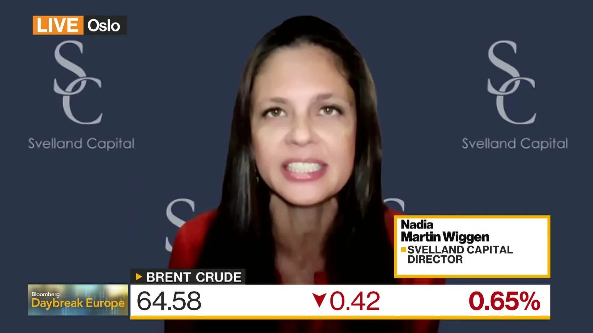 Watch See Upside to Crude Prices: Svelland Capital’s Wiggen - Bloomberg