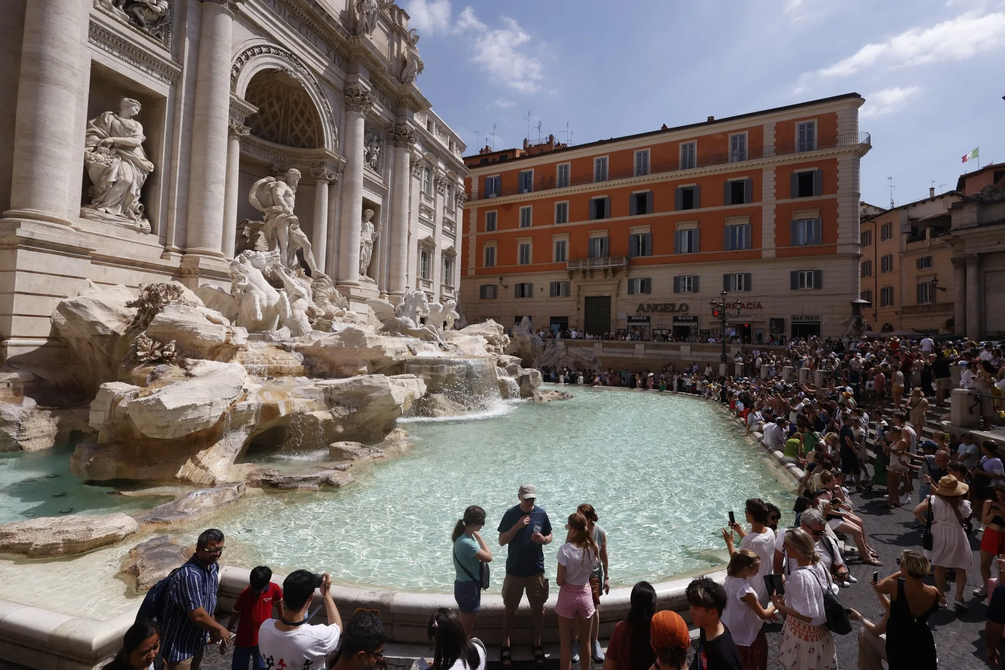 Trevi Fountain Of Ancient Rome