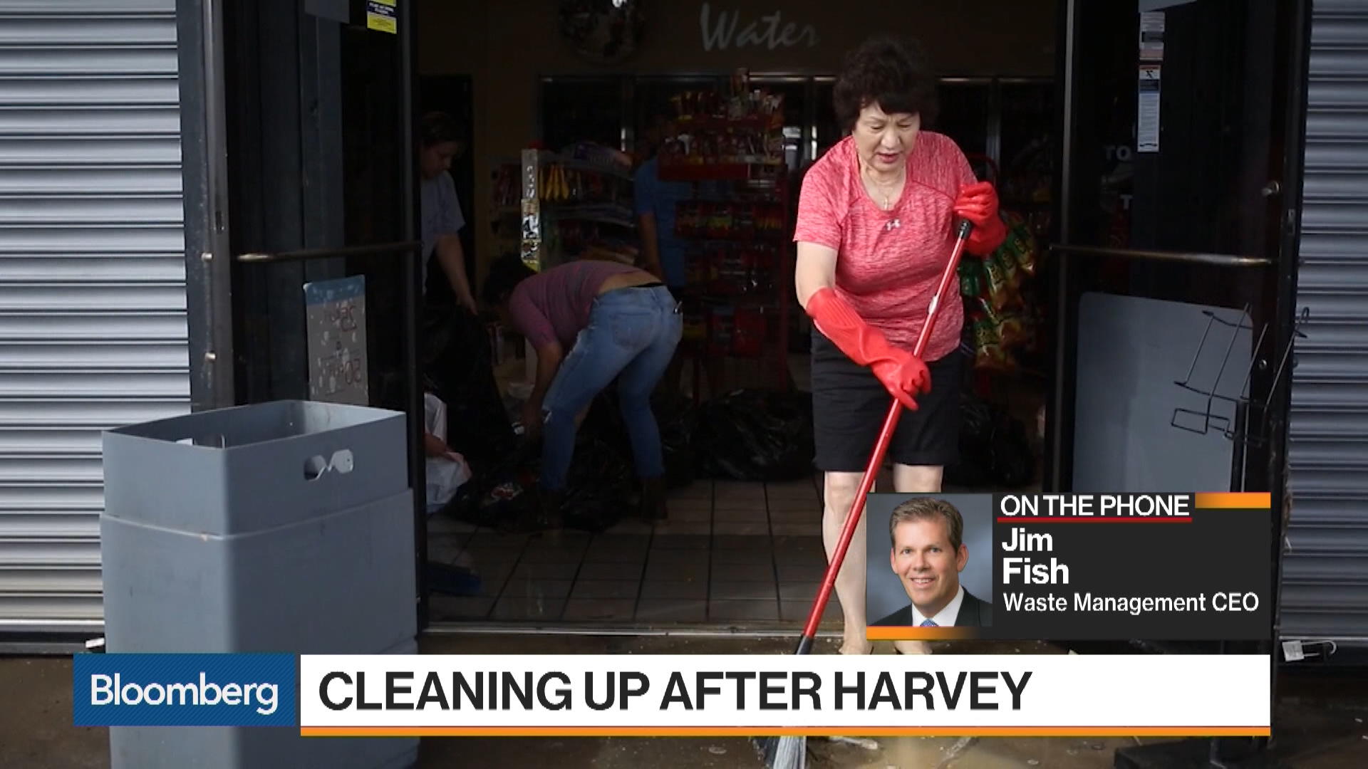 Watch Waste Management CEO Sees Challenges in Harvey Clean-Up - Bloomberg