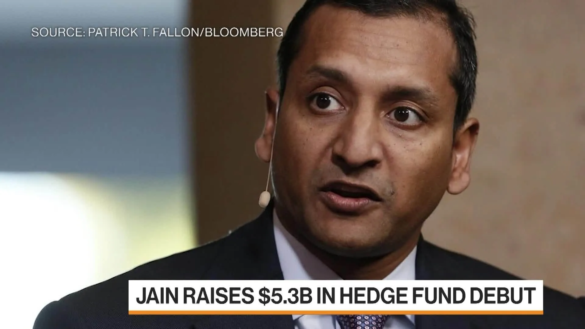 Watch Jain Raises $5.3 Billion in Hedge Fund Debut - Bloomberg