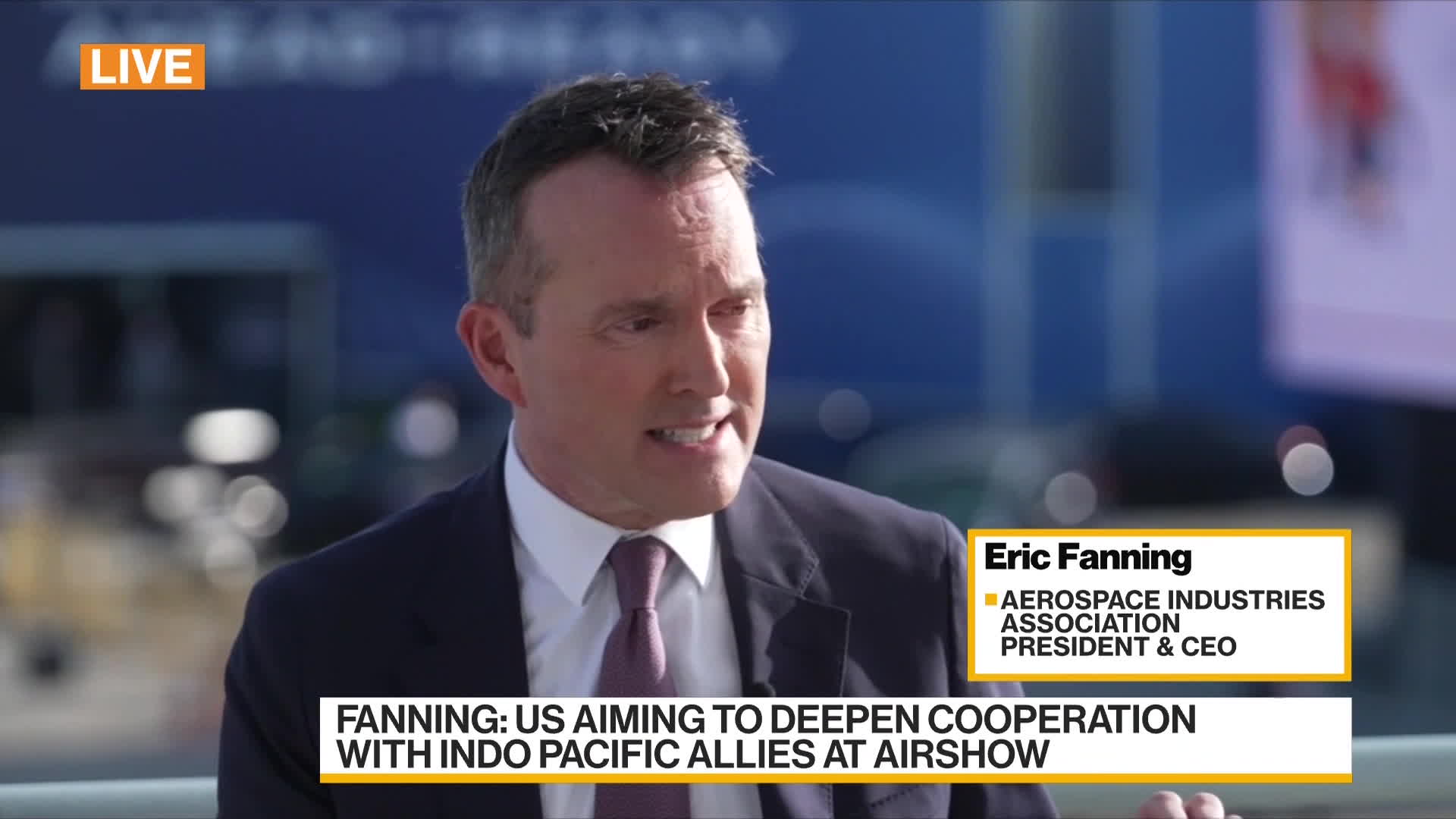 Watch Aerospace Industries Association CEO on Defense Outlook - Bloomberg