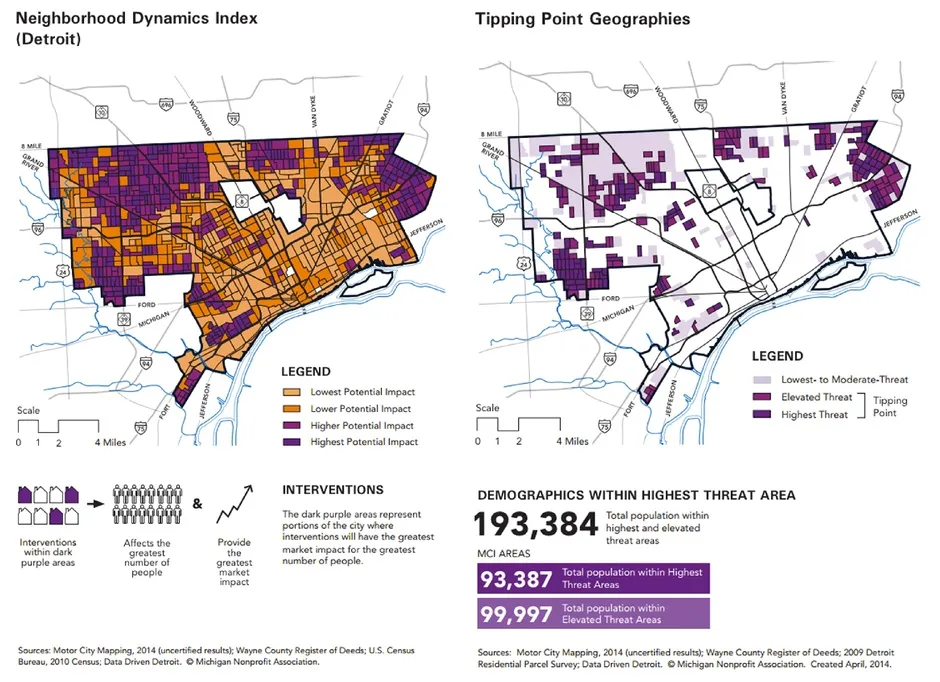Map Of Detroit Neighborhoods Amazon.com : Topographics Greater Detroit