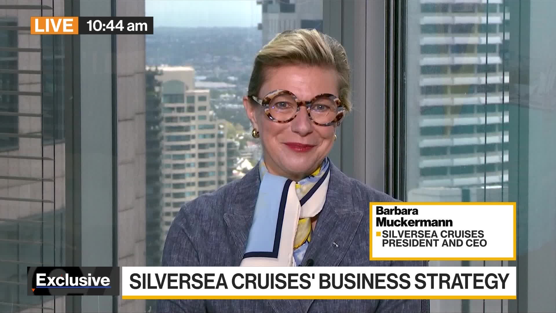 Watch Silversea Cruises CEO on Plans to Return to China - Bloomberg