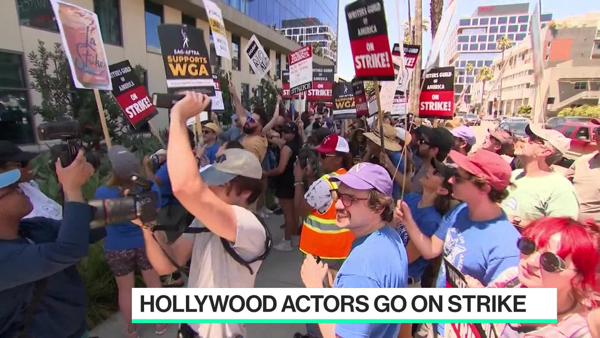 Watch Hollywood Actors Strike Stretches On - Bloomberg