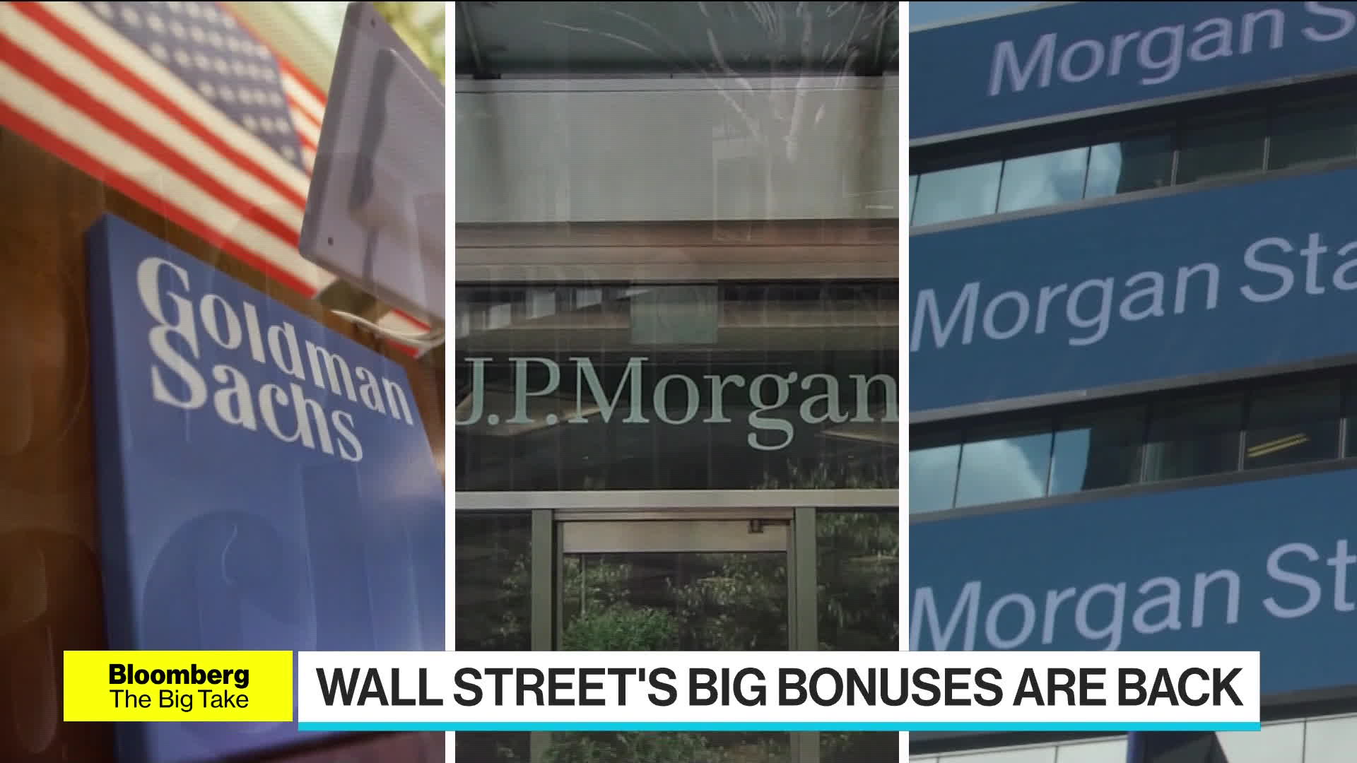 Watch Big Bonuses Make a Long-Awaited Return to Wall Street - Bloomberg