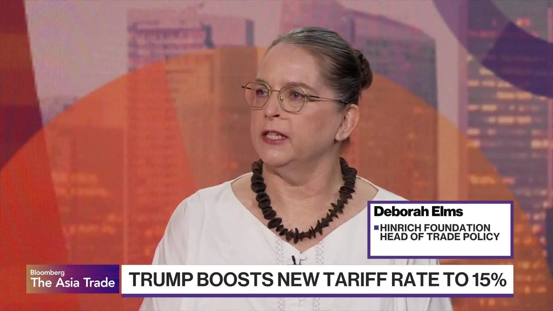 Watch Hinrich Foundation's Elms on Trade Tariffs - Bloomberg