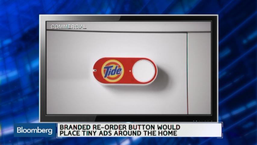 Watch Branded Re-Order Button Around Your Home: Amazon Dash - Bloomberg