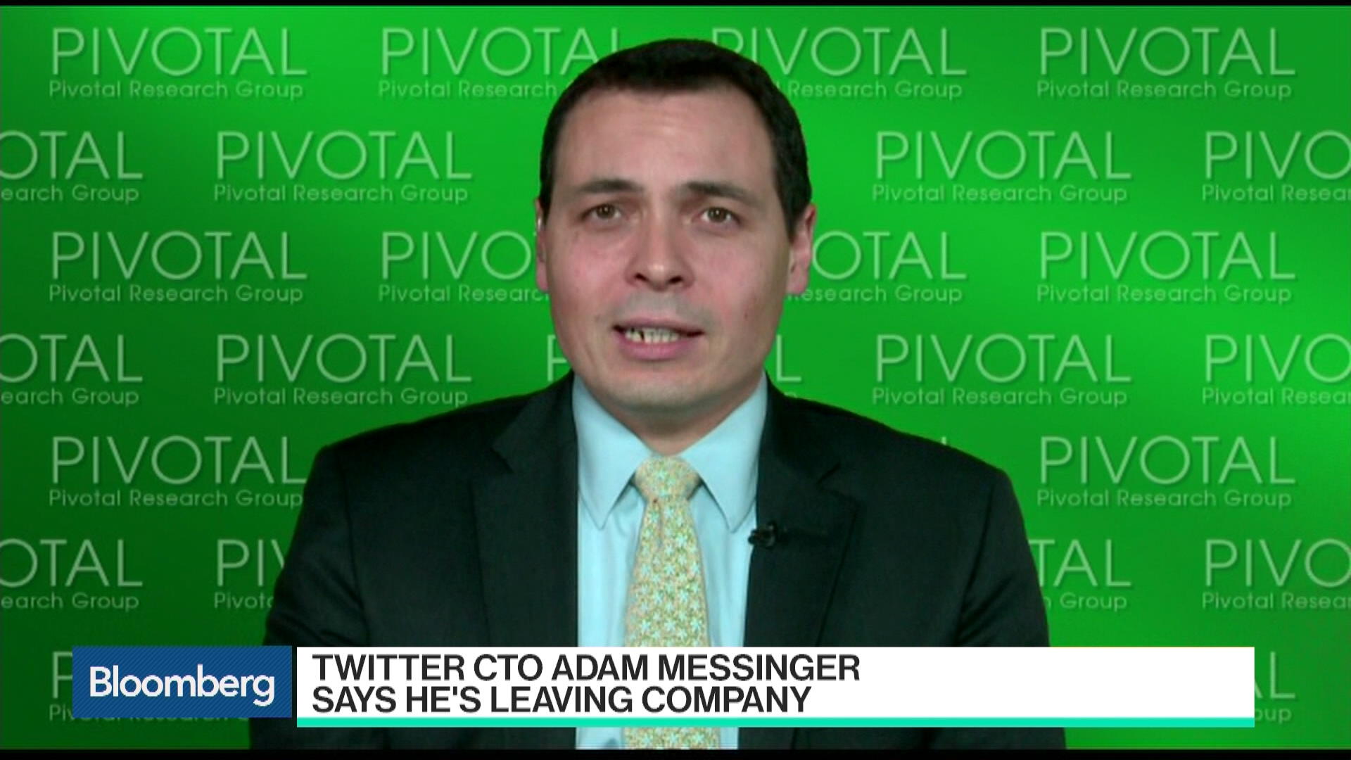 Watch Twitter CTO Adam Messinger to Leave Company - Bloomberg