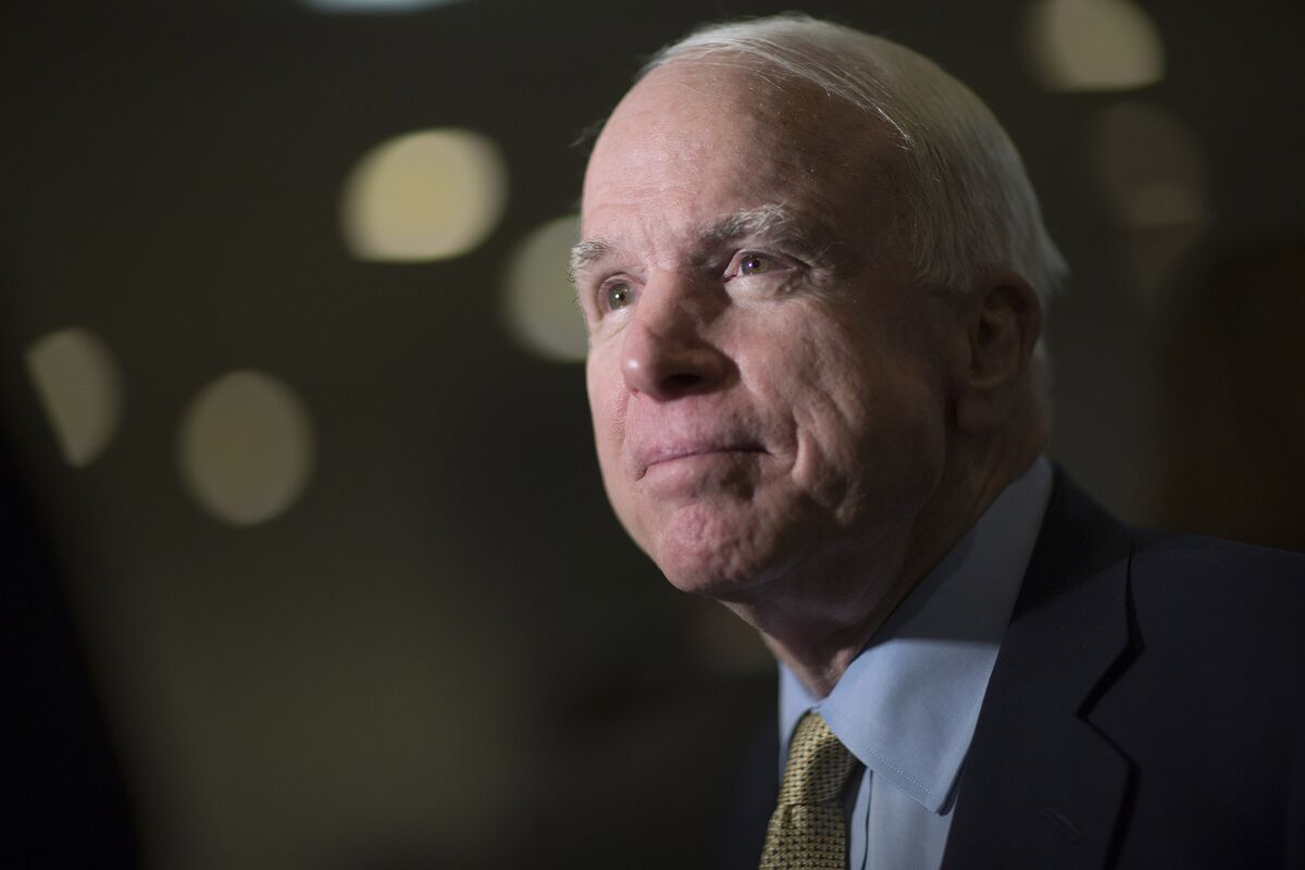 John McCain, Republican Senator and Vietnam Hero, Dies at 81 - Bloomberg