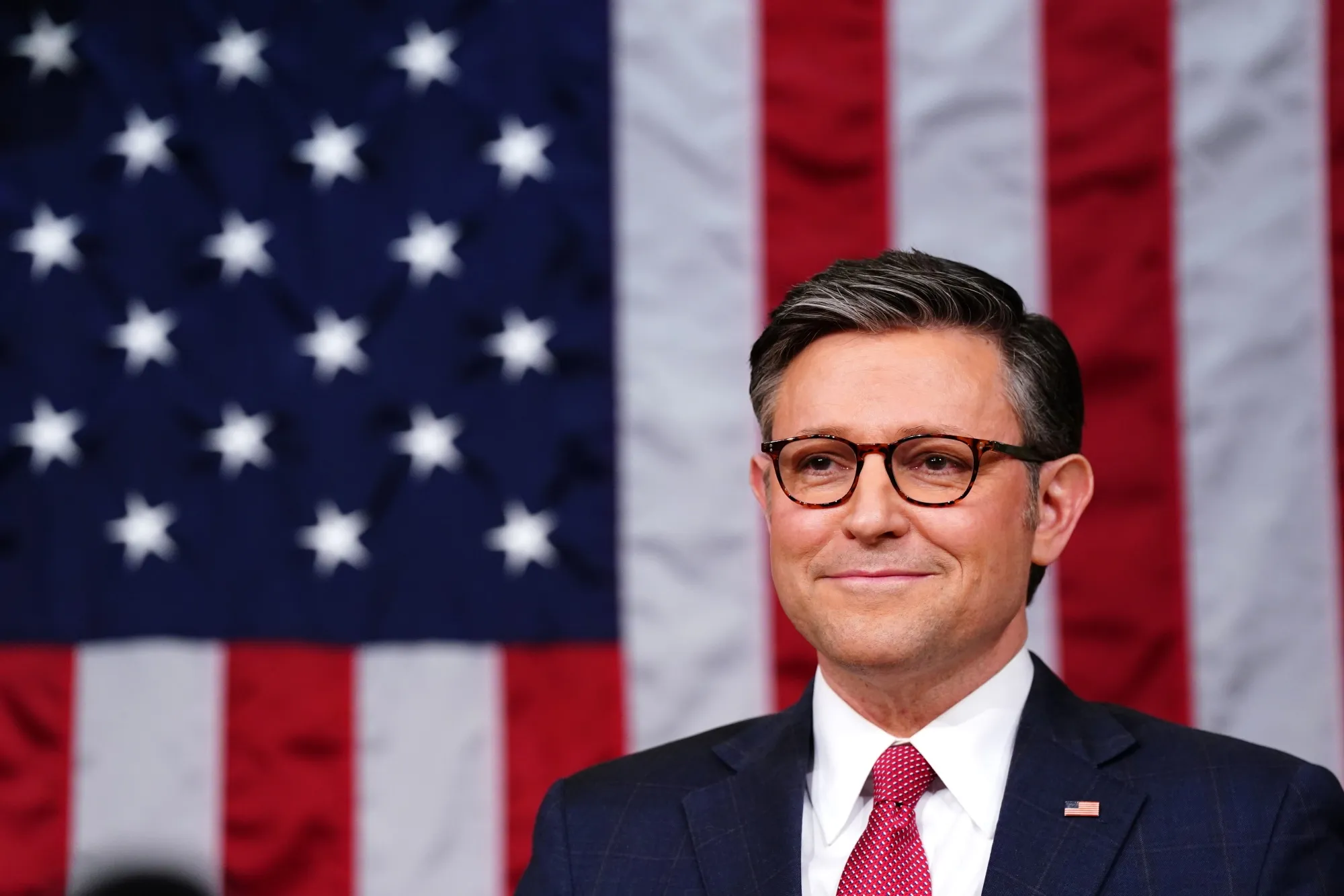 House Speaker Johnson Touts Republican Wins on Migrant Detention in ...