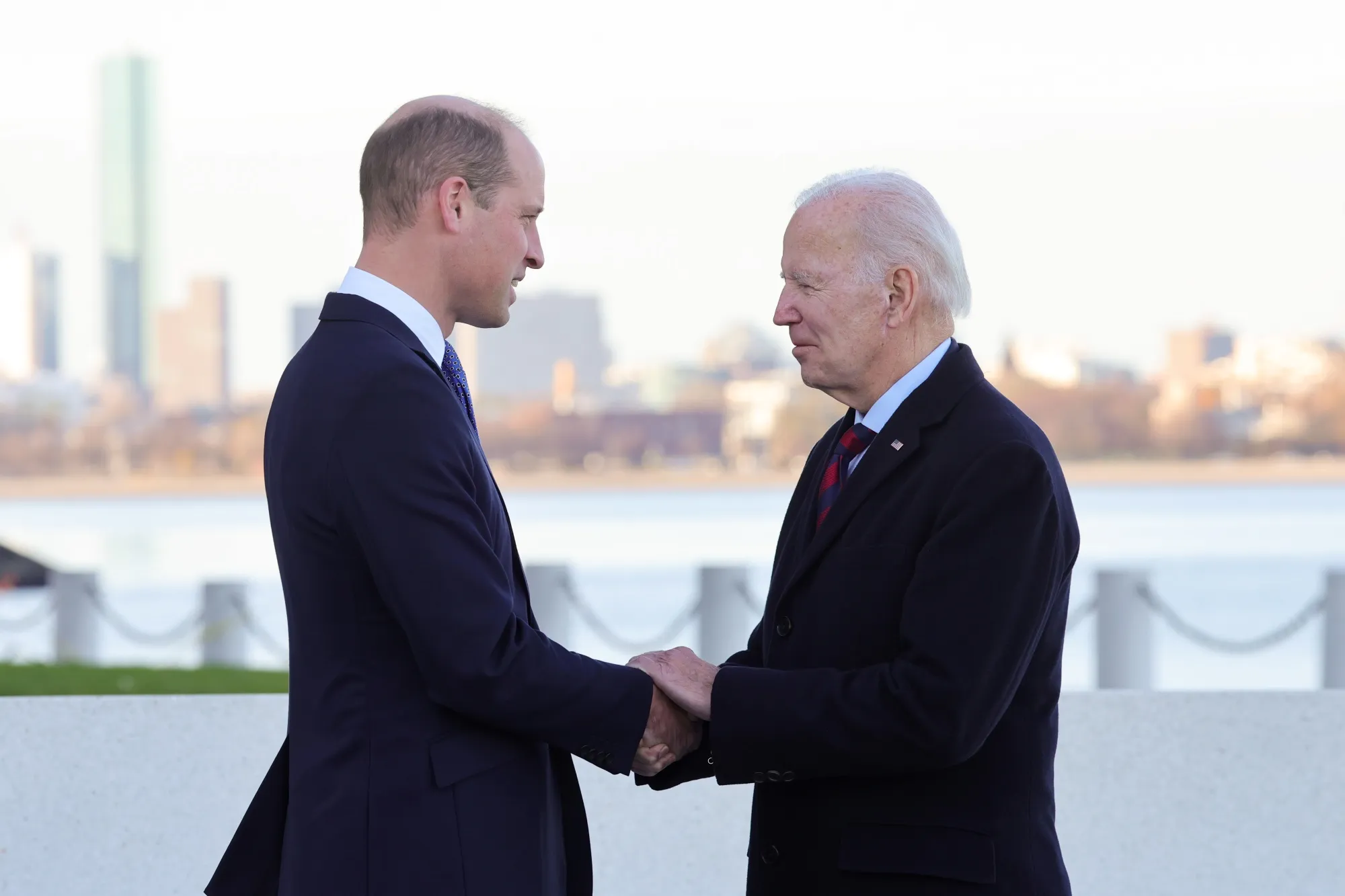 Biden Meets Prince William Briefly During Visit to Boston - Bloomberg