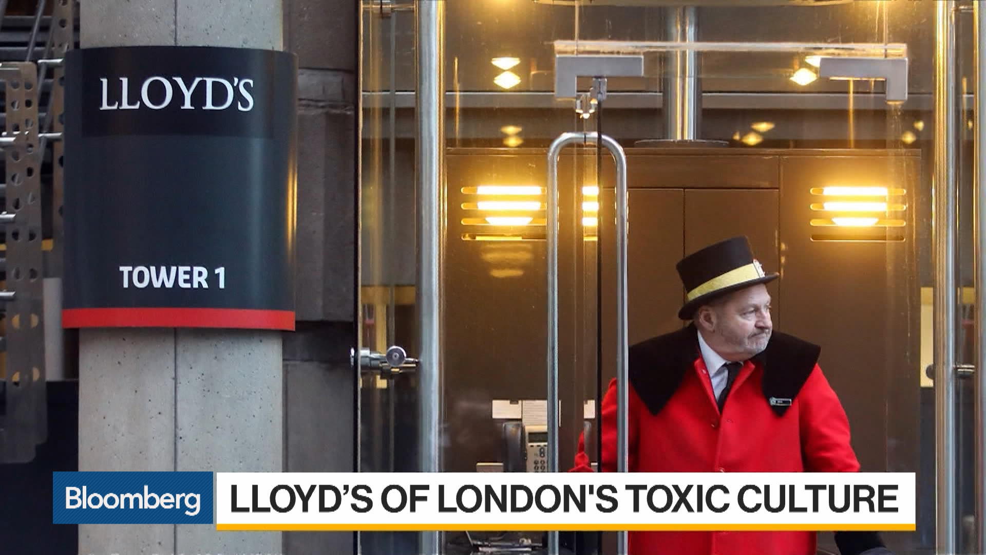 Watch Lloyd's of London's Toxic Culture - Bloomberg