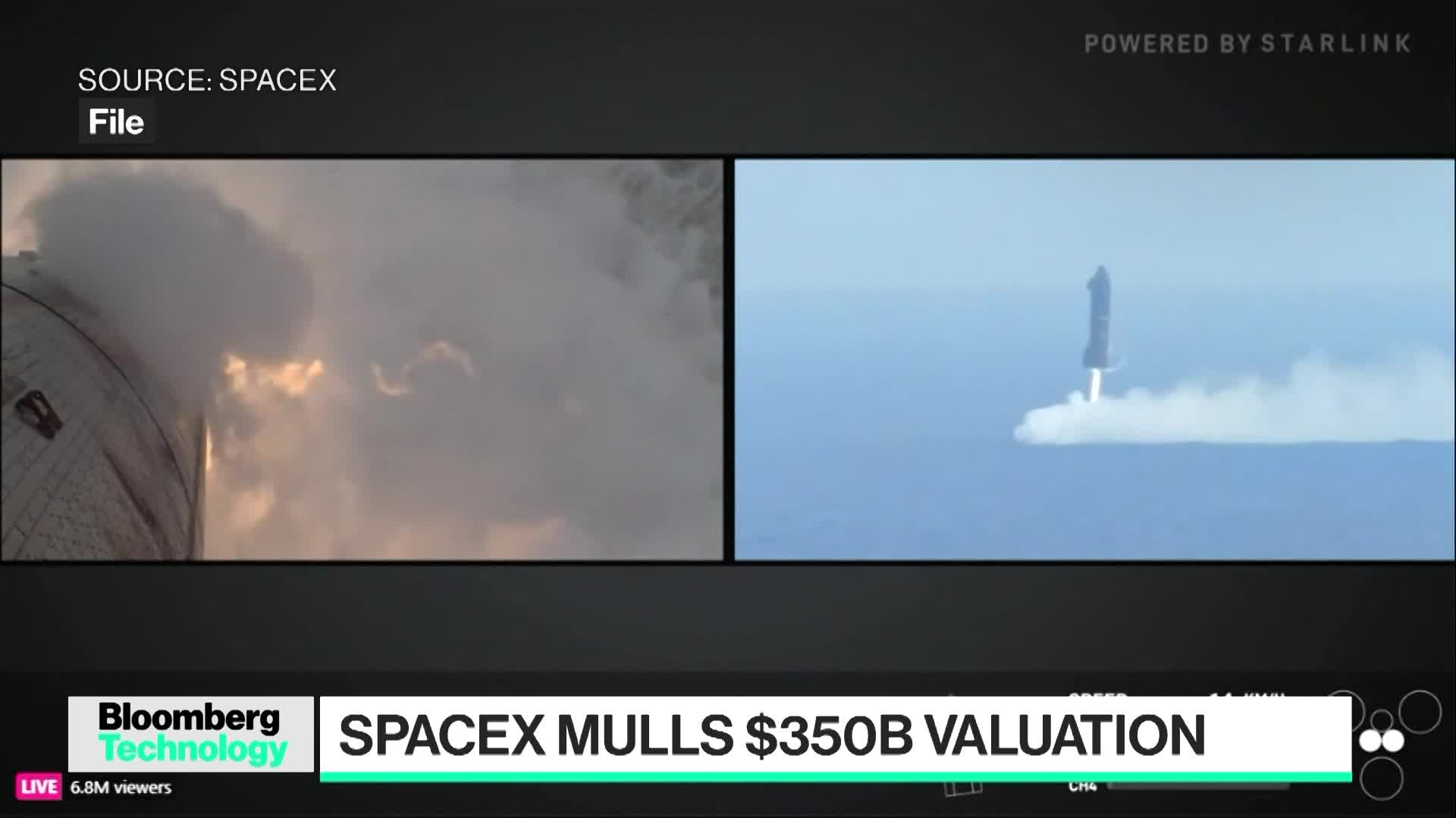 Watch SpaceX Tender Offer Could Value Company at $350 Billion - Bloomberg