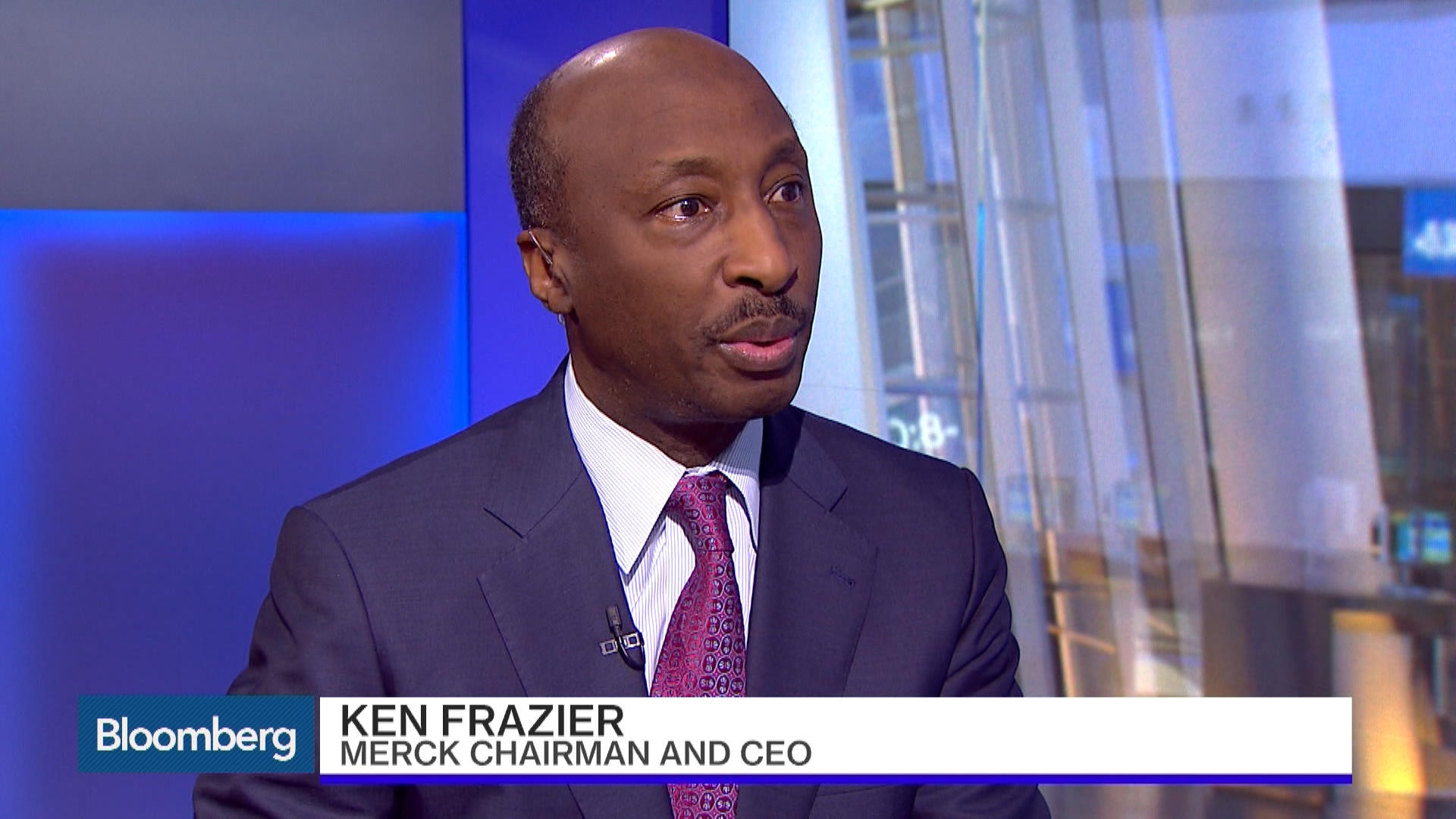 Merck CEO Frazier on Immunotherapy, Drug Pricing
