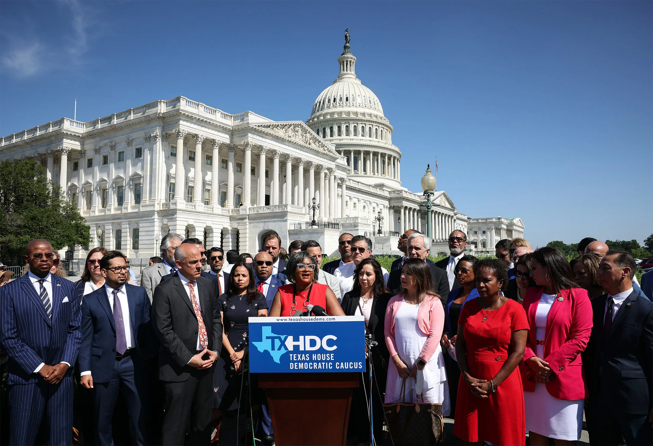 Texas Democrats Walk Out to Fight GOP Voting Bill, Press Case in ...